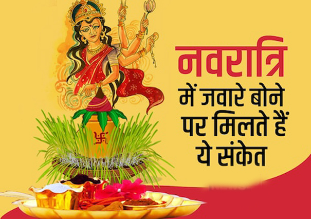 नवरात्र में जवारे बोने का महत्व, इनके उगने के रंगों से पहचानें शुभ-अशुभ ...
