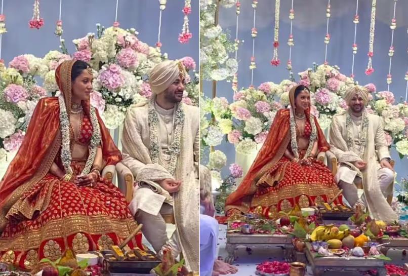 एक दूजे के हुए करण देओल-द्रिशा आचार्य, शादी की ऐसी तस्वीरें आयीं सामने